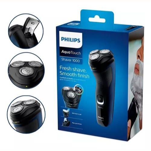 Barbeador Philips Aquatouch 1000 S1323/41 Azul-adrático 100v/240v | Lo